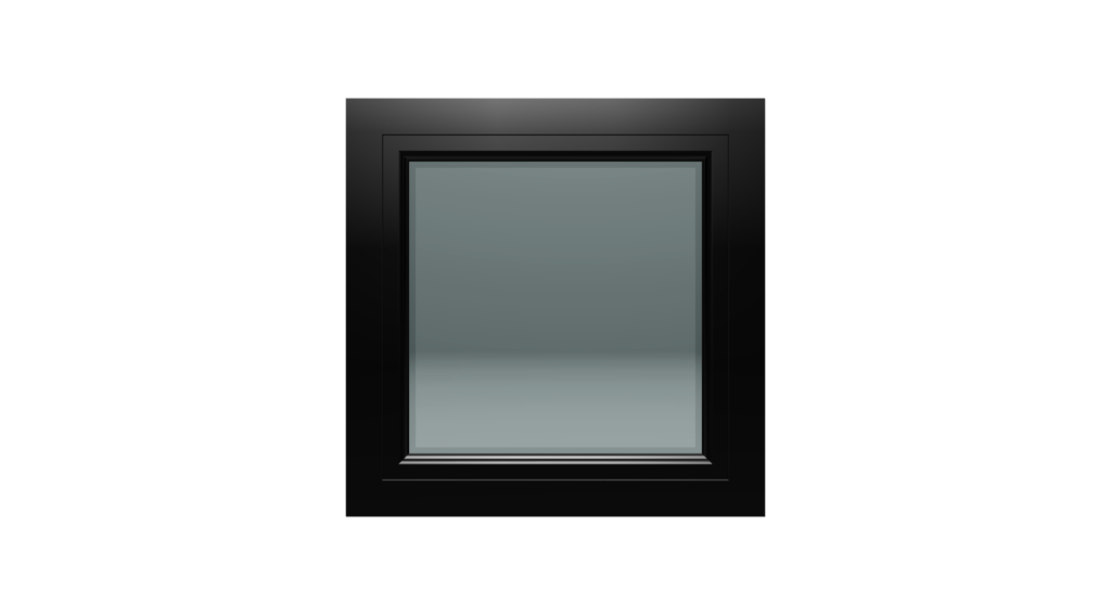 PVC aken 500 x 530 Schwarz Ulti-matt/Schwarz Ulti-matt, 10 kg – arutech ...